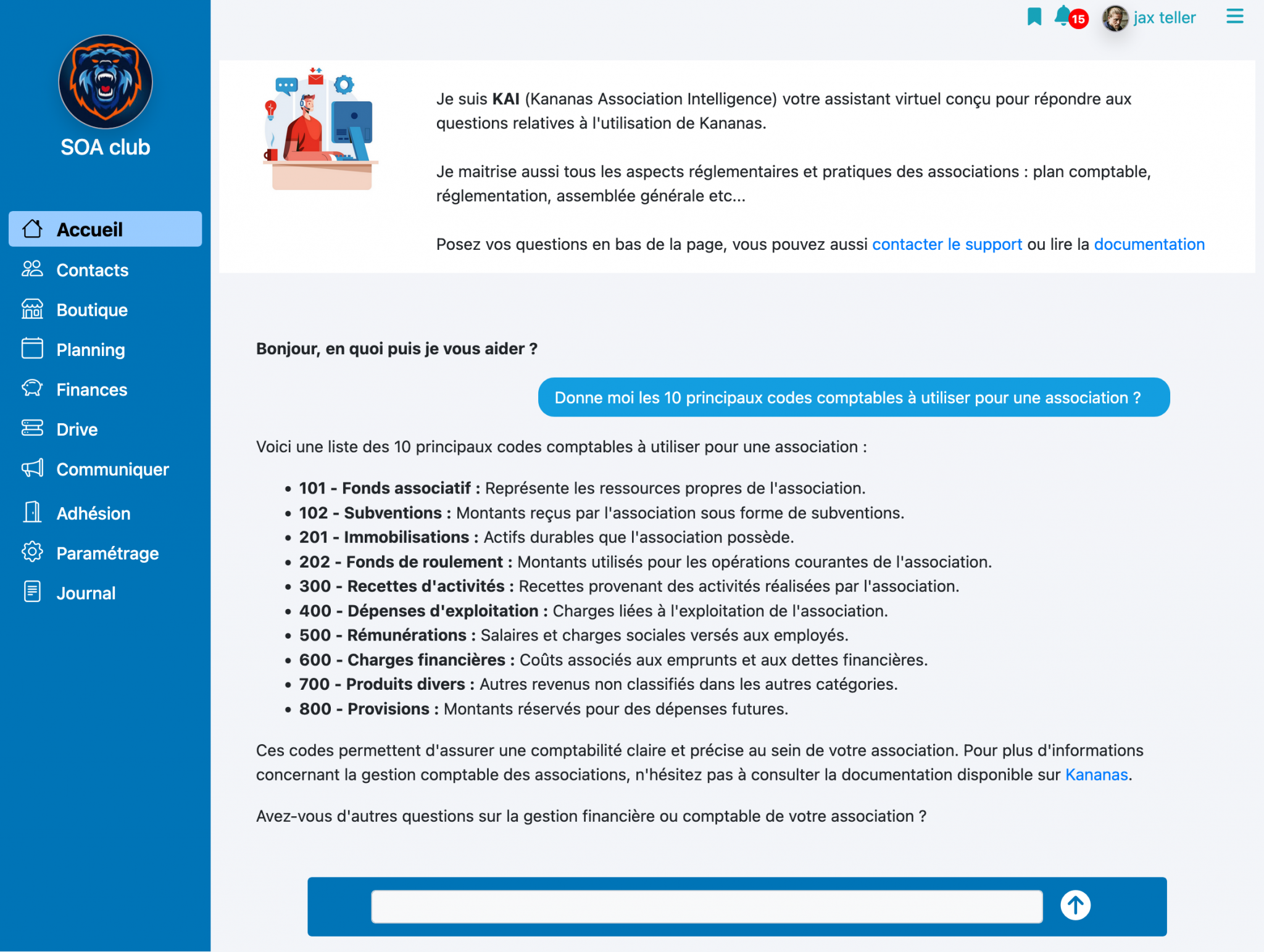 Premiers pas - Kananas