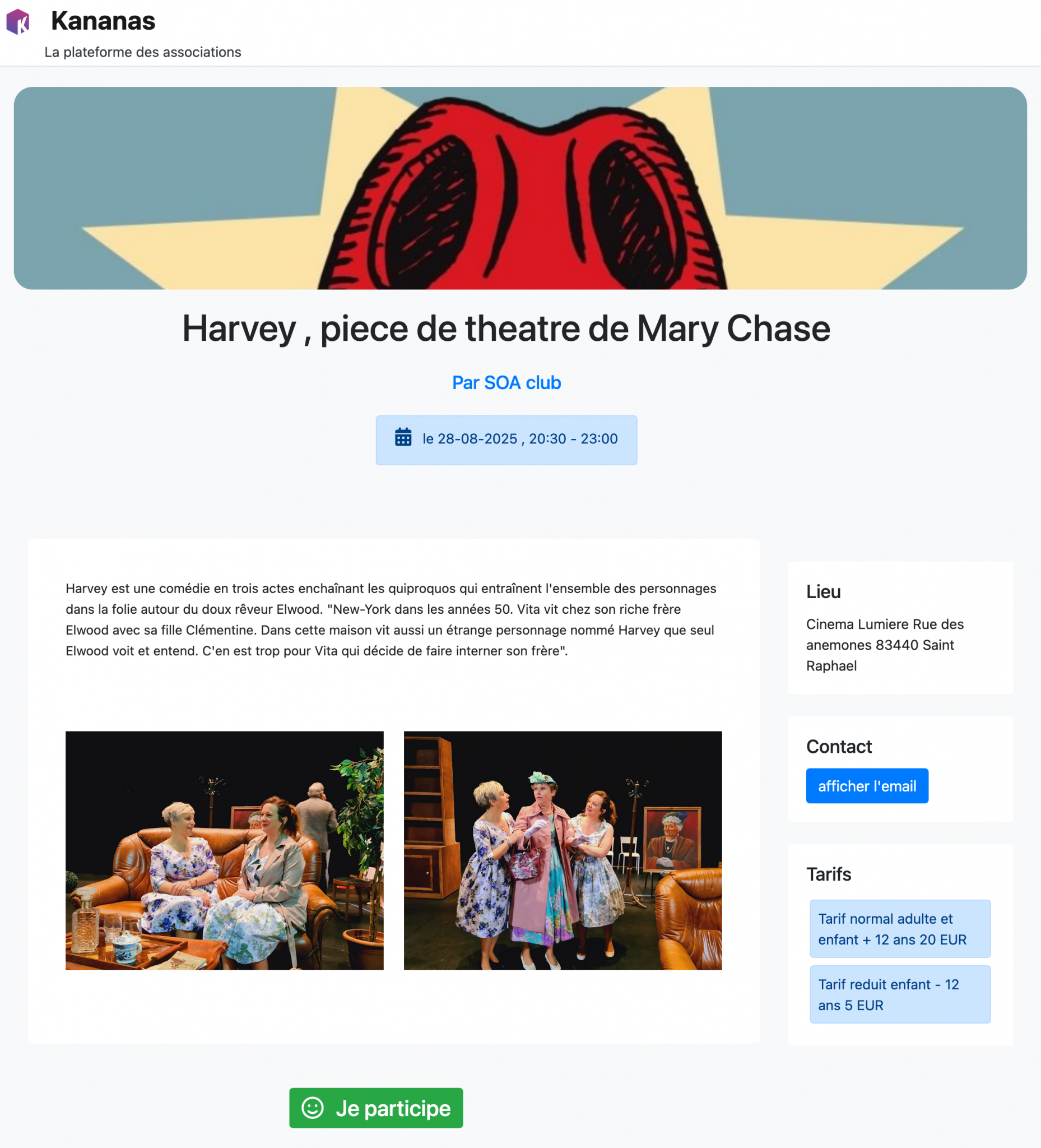 Le logiciel de gestion d'association - Kananas